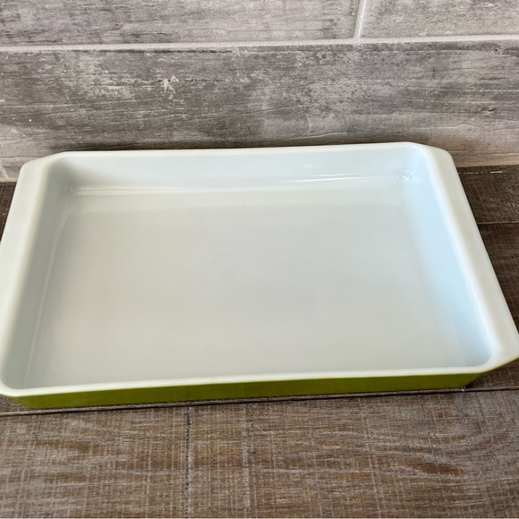 Pyrex | Kitchen | Vintage Pyrex Lasagna Pan Baking Dish 933 Verde 35x9 ...